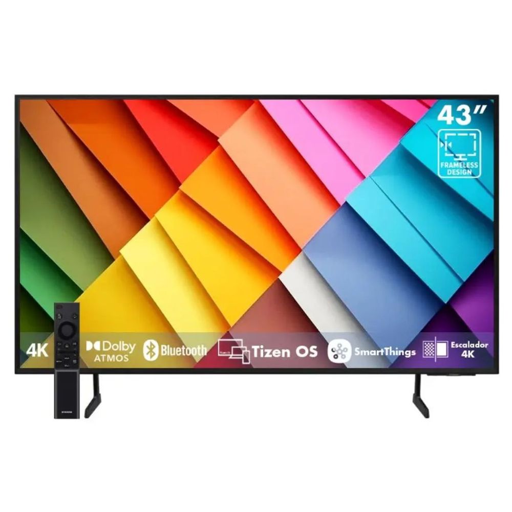 Televisor Samsung Crystal UHD 4K Tizen Smart TV 43" UN43DU7000PCZE - Comandato